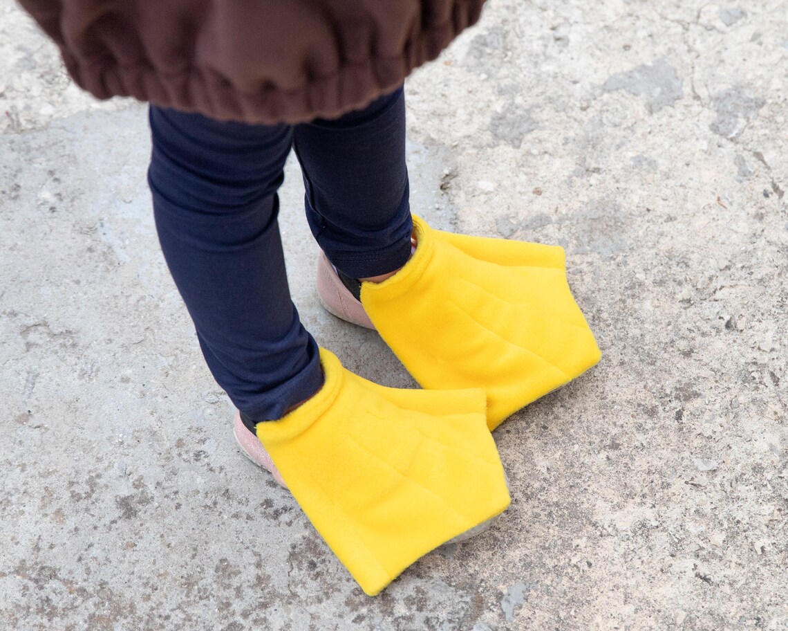 Yellow Duck Feet Shoe Covers - Fun Add on Accessory for Your Duck ...