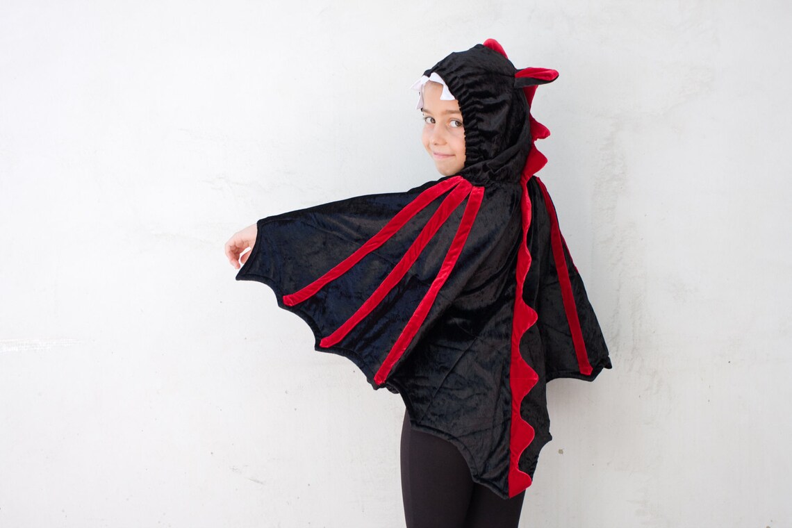 Black Dragon Costume Photo Prop Party Fairy Tale Dragon - Etsy