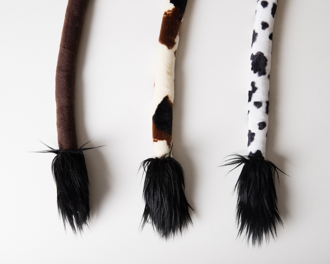 Cow Tail, Bull Tail, Children's or Adult's Photo Prop, Cosplay, Pretend ...