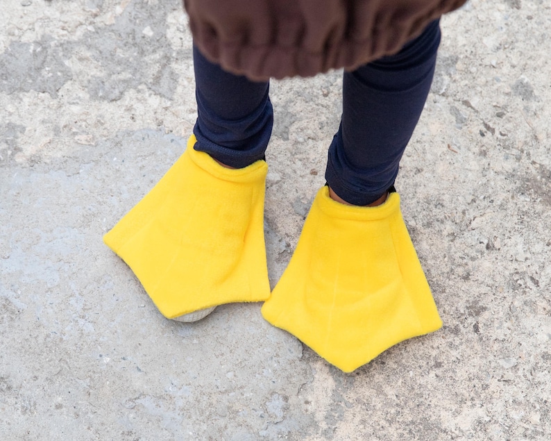 Yellow Duck Feet Shoe Covers - Fun Add on Accessory for Your Duck ...