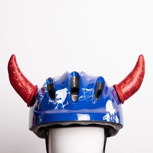 Shiny Red Devil Horns for Helmets - Perfect Gift for Adventure Lovers ...