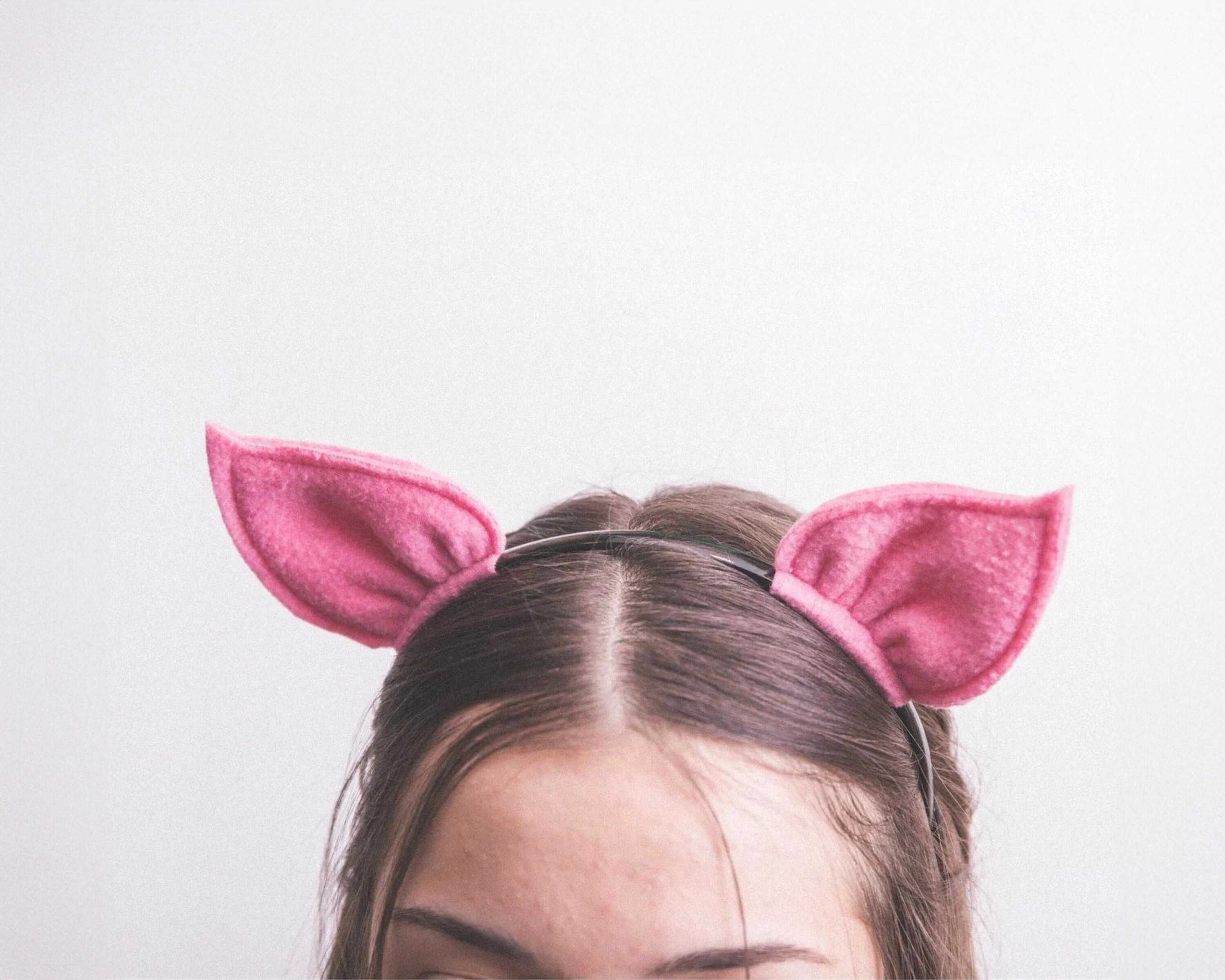 Pig Ears and Piggy Tail / Pig Headband / Pig Costume Pretend Play ...