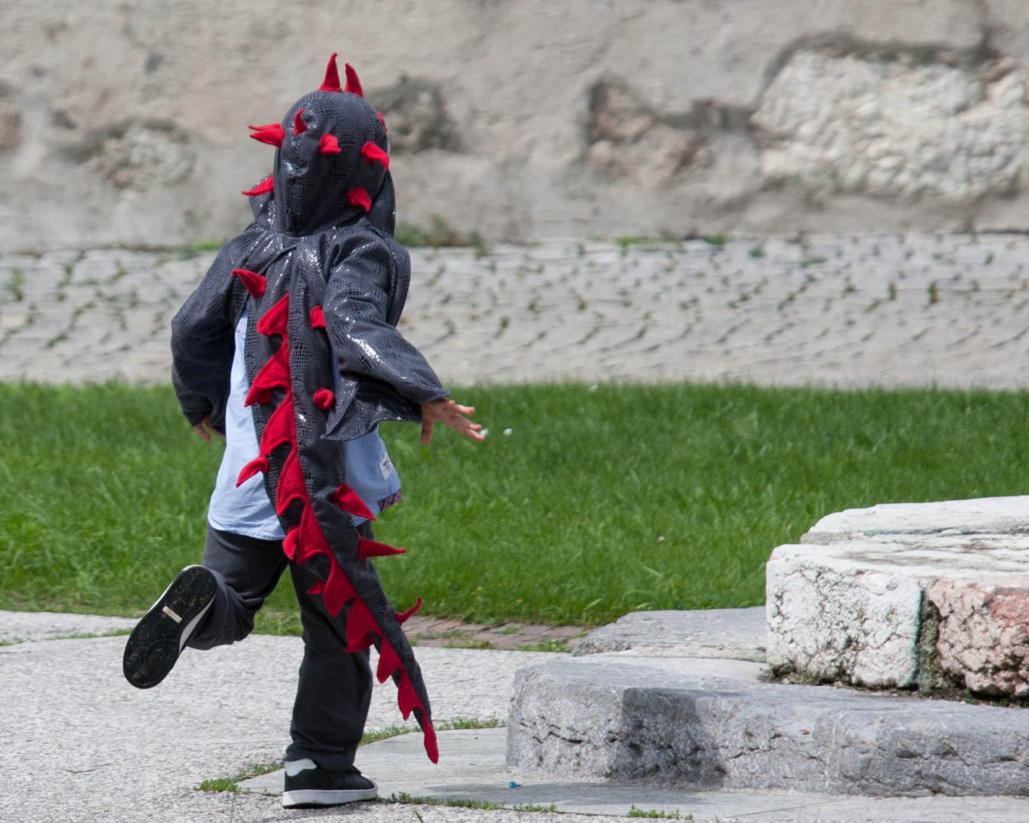 Dragon Costume Black and Red Children Costume Party Costume - Etsy