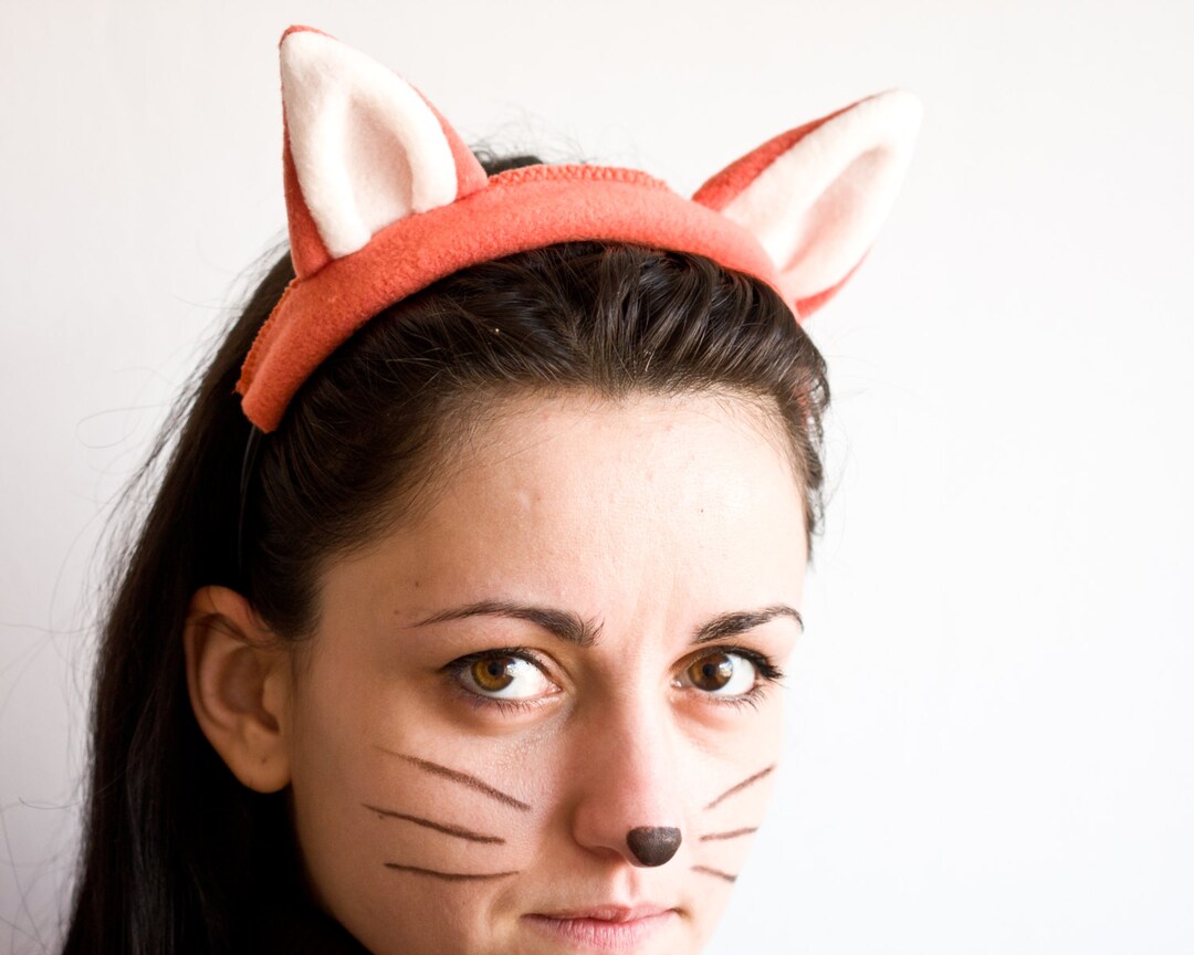 Orange Fox Headband - Suitable for Kids or Adults, Children's Fox ...