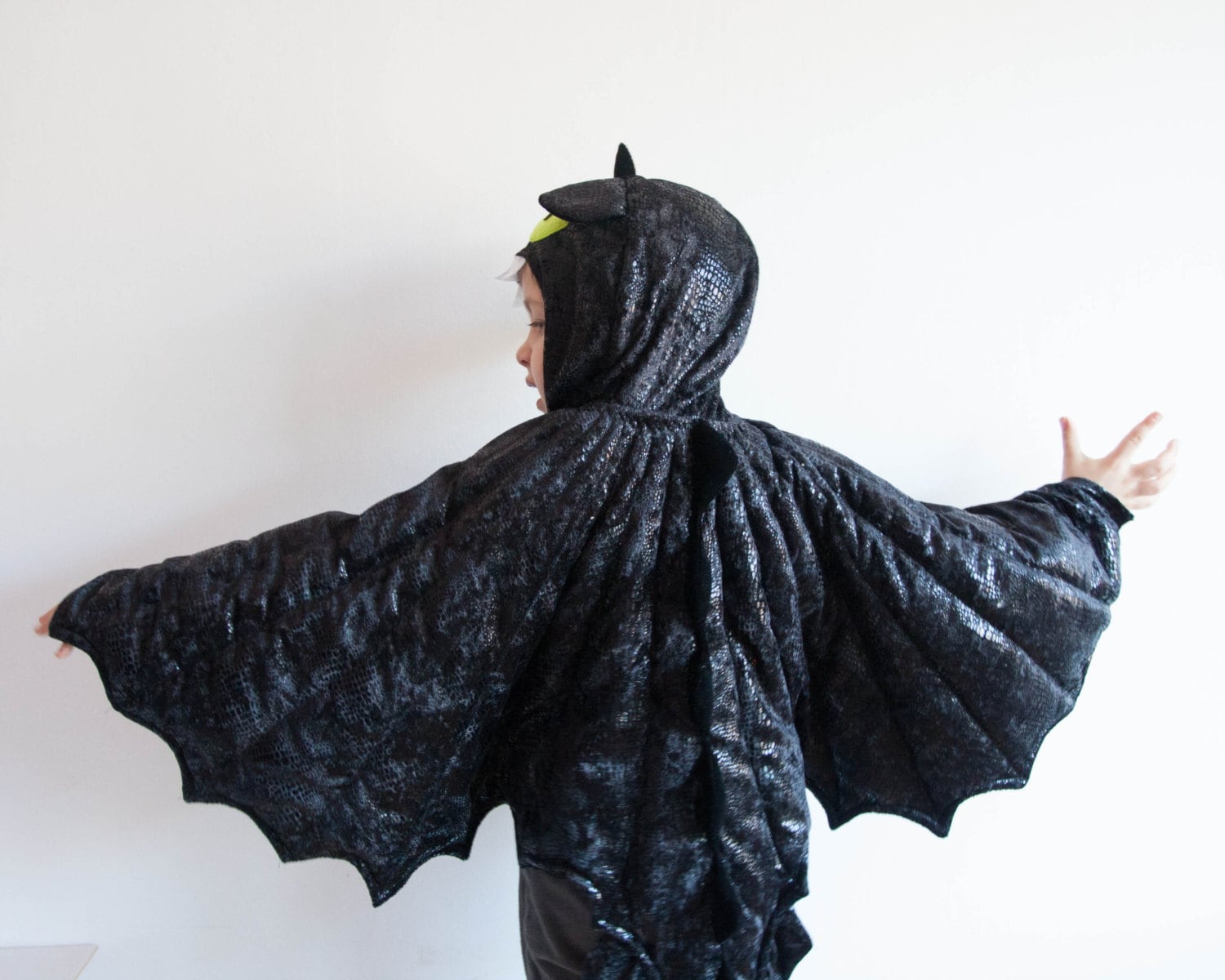 Black Scaly Dragon Costume for Kids Perfect for Halloween or - Etsy