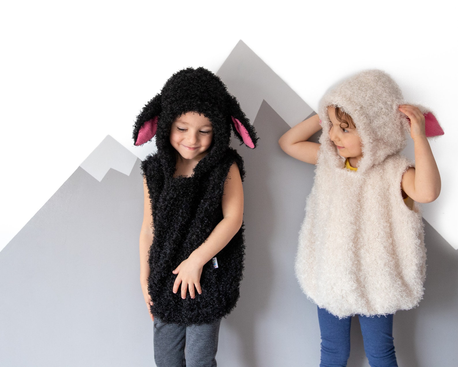Furry Lamb Costume: Toddler Sheep Outfit, Halloween Carnival Costume - Etsy