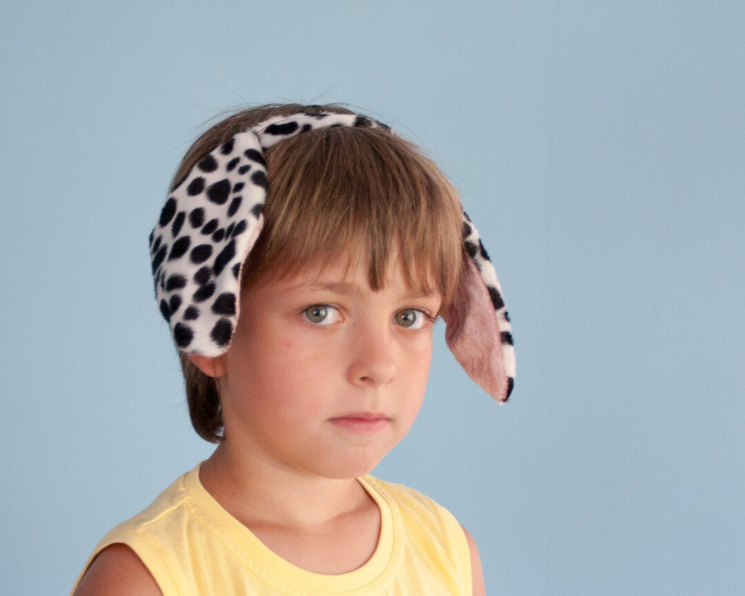 Dalmatian Ears Headband Children's Dalmatian Dog Head - Etsy
