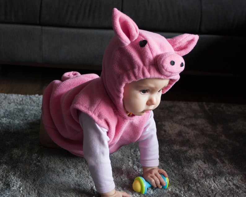 Toddler Pig Costume: Soft Fleece Halloween Outfit - Etsy