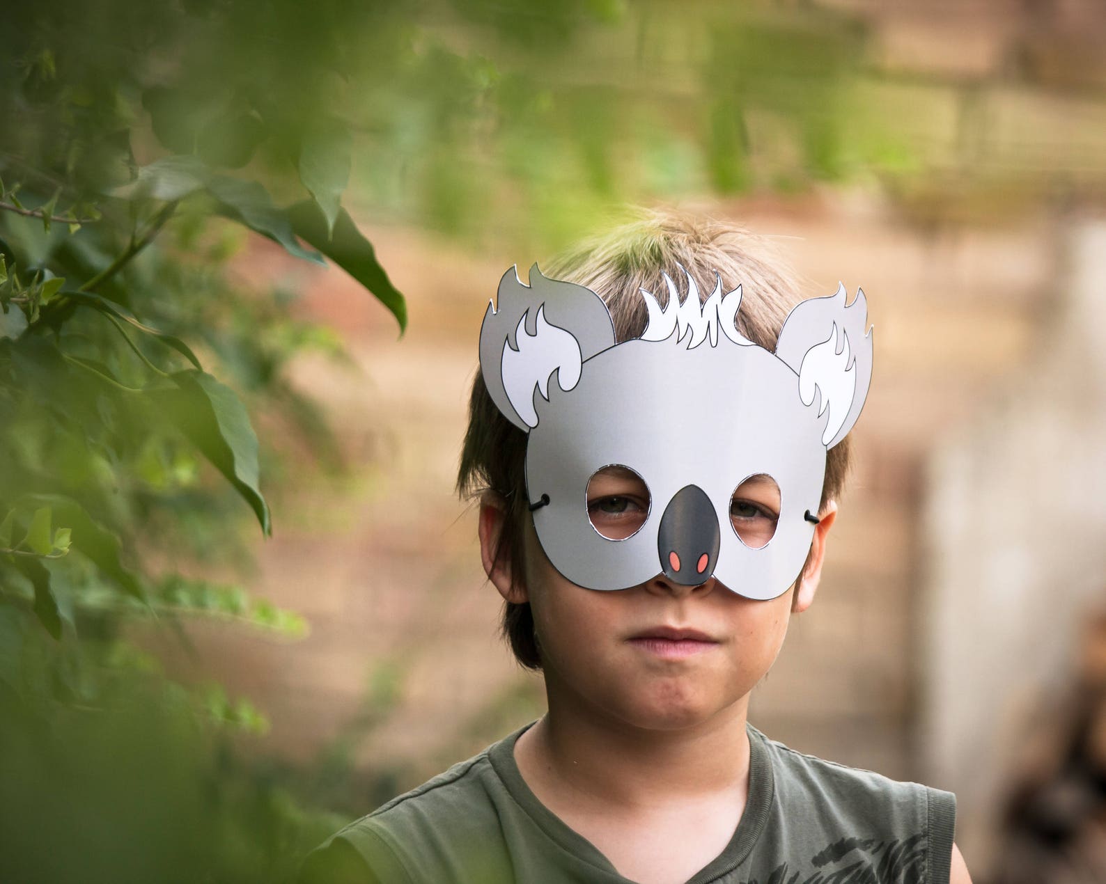 Printable Koala Mask Halloween Mask Kids Party Instant - Etsy