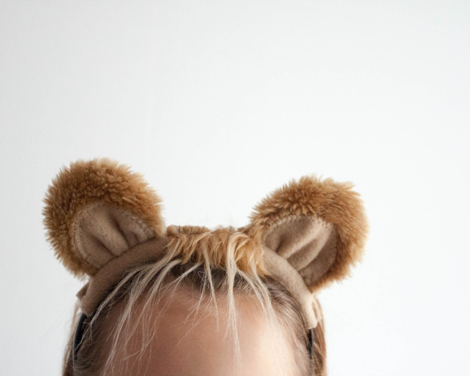 Lion Ears Headband Animal Ears Head Band Children's or | Etsy