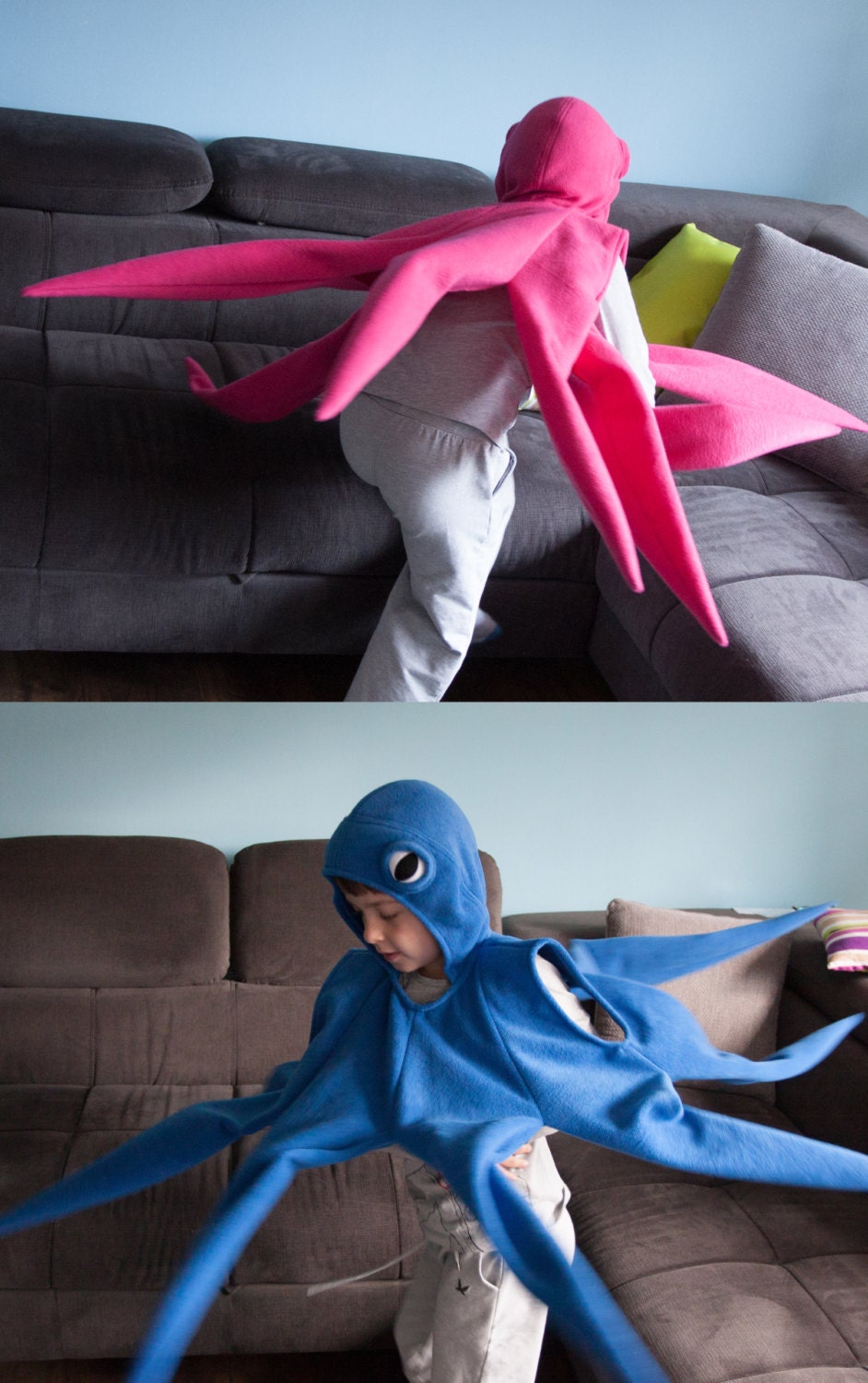 Pink Octopus Costume, Octopus Halloween Costume, Sea Theme Party ...