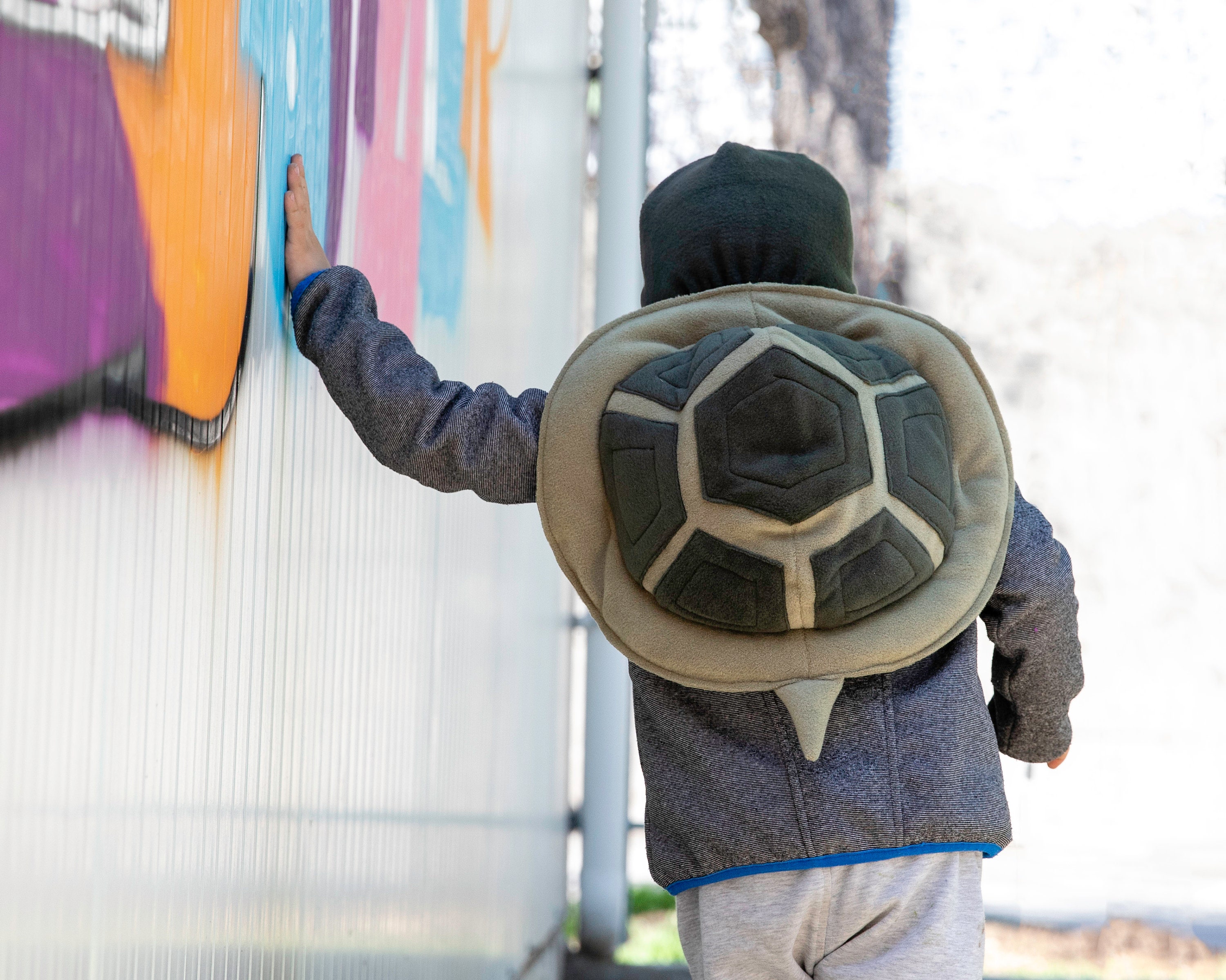 Sea Turtle Costume for Kids, Halloween Costume With Polar Fleece Hat - Etsy