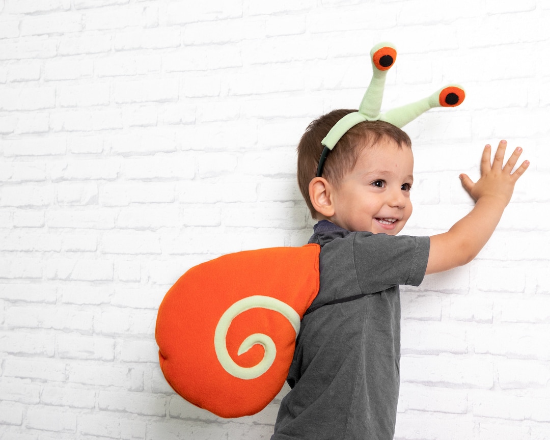 Snail Costume, Orange Snail Shell and Eyes, Halloween Costume, Snail ...