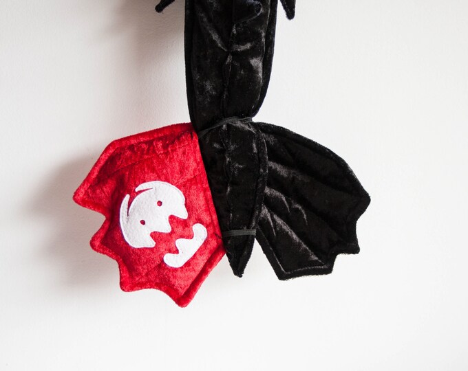 Tail ADD ON, Prosthetic Fin, Red Dragon Tail Add On - Etsy