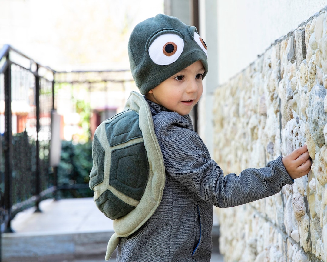 Sea Turtle Costume for Kids, Halloween Costume With Polar Fleece Hat - Etsy