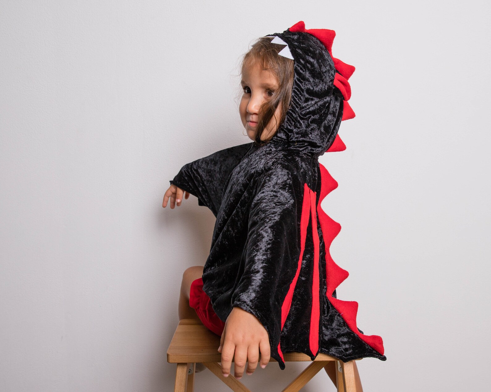 Black Dragon Costume Photo Prop Party Fairy Tale Dragon - Etsy