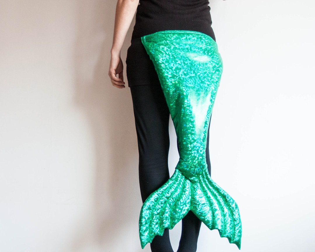 Mermaid Tail, Emerald Green Fish Skin Tail, Photography Prop, Photo ...
