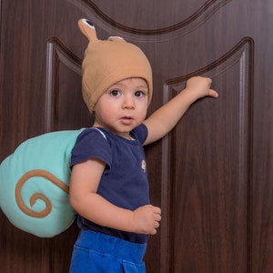 Baby Boy Halloween Costume, Mint Blue and Beige Snail Costume, Snail ...