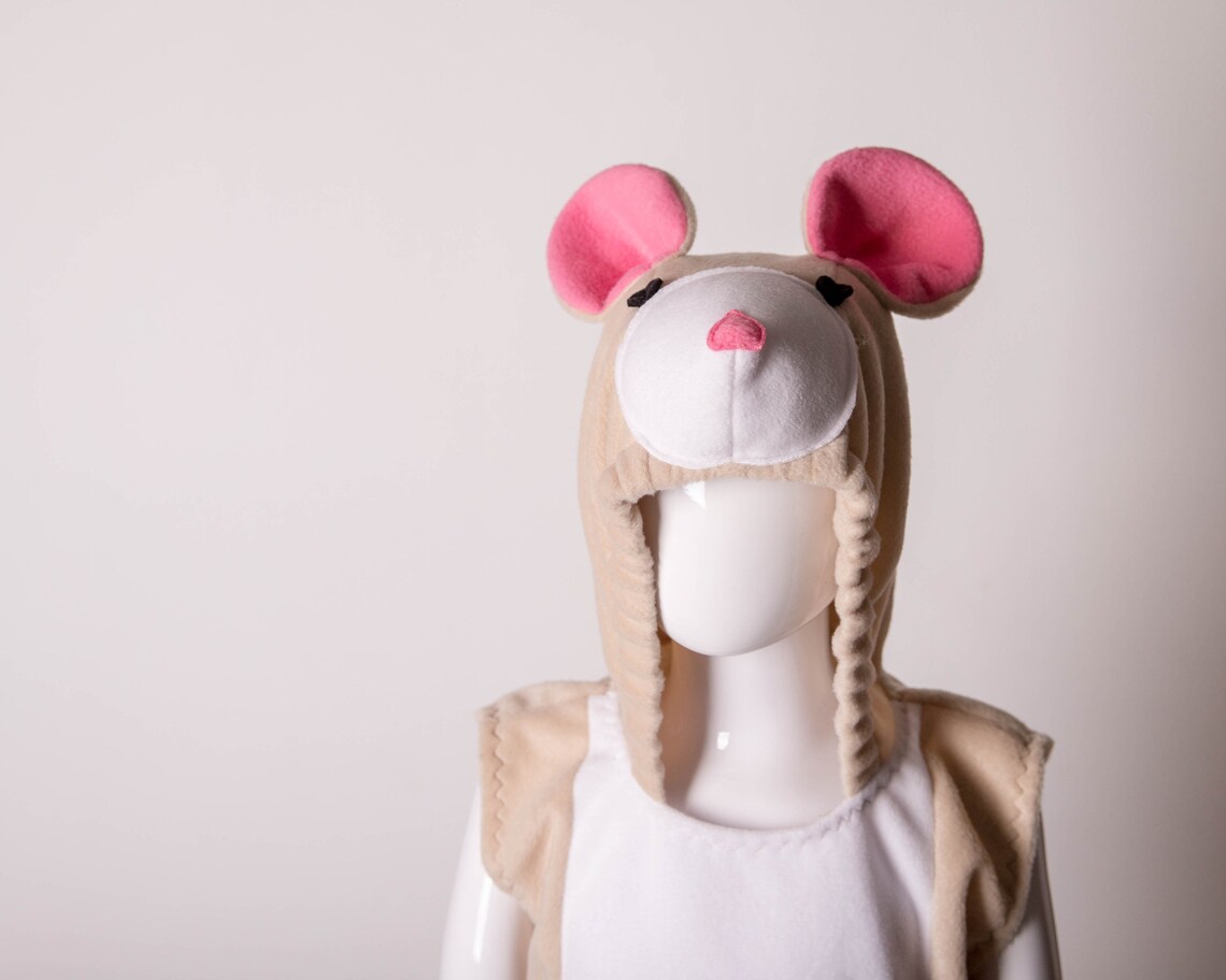 Hamster Halloween Costume Beige Mouse Halloween Costume - Etsy