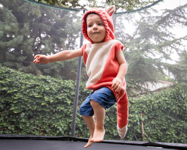 Kids Fox Costume, Fox Halloween Costume, Party Costume, Toddler Girl ...
