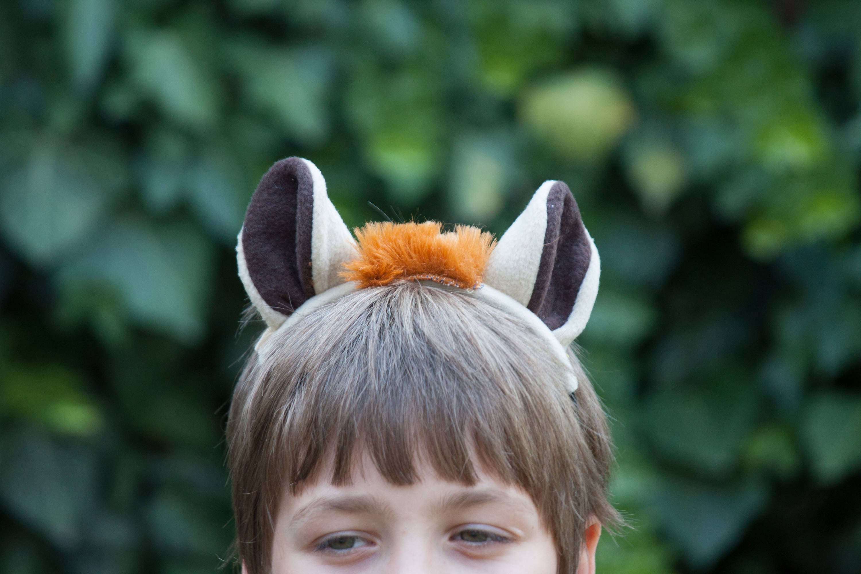 Lion Ears Headband Animal Ears Head Band Orange Brown and | Etsy