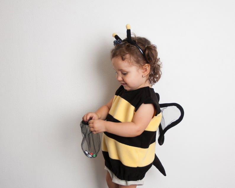 Bumble Bee Costume, Toddlers Halloween Costume, Party Costume, Girl ...
