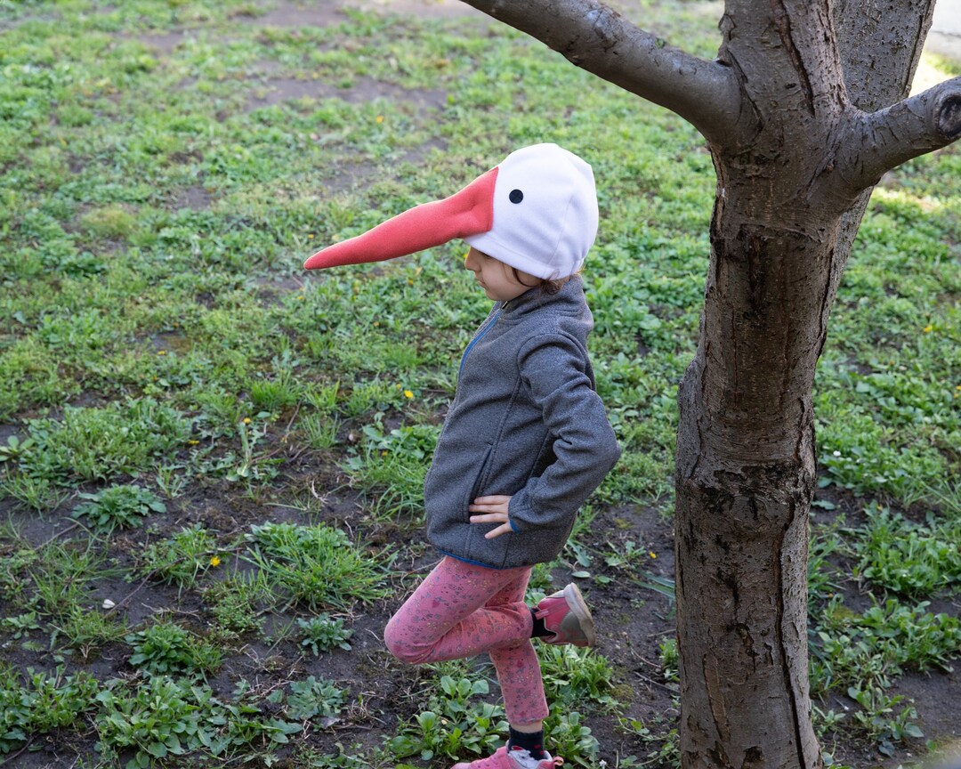 Stork Hat With Large Beak, Ideal for Halloween Dress-up and Creative ...