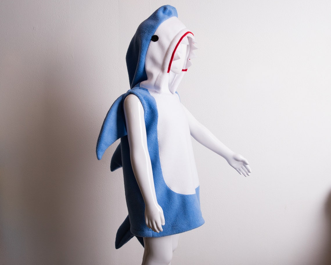 Blue Shark Costume, Party Halloween Costume for Boys or Girls, Toddler ...