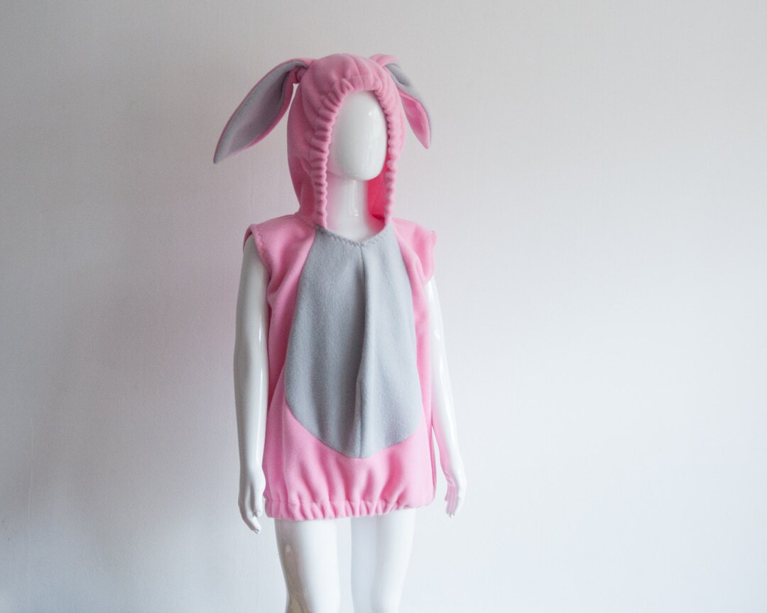 Pink Rabbit Costume, Bunny Halloween Costume, Party Costume in Pink ...