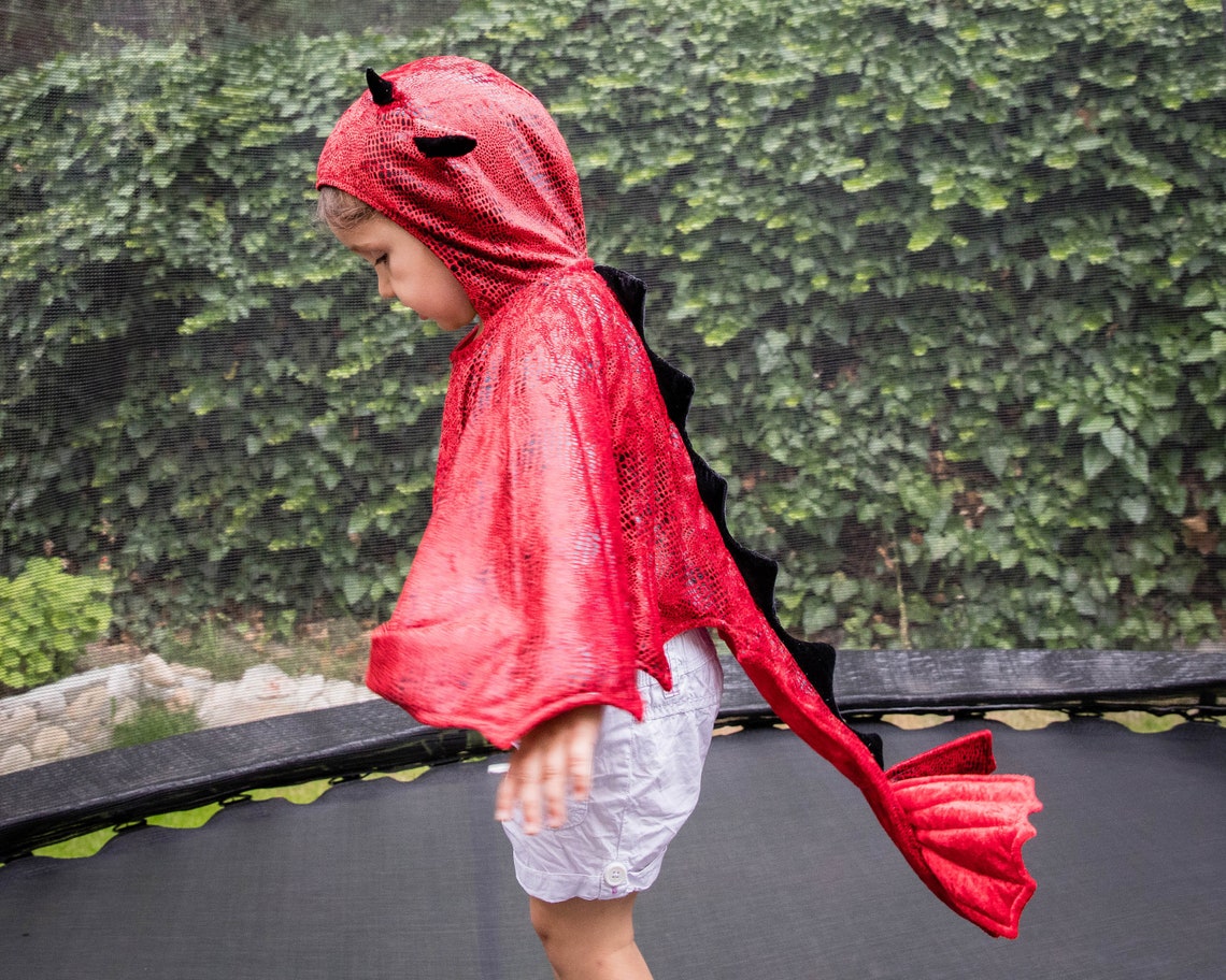 Toddlers Dragon Costume Red Dragon Costume Dragon Skin | Etsy