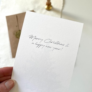 Set of 12 Christmas Cards Size 4x6 With Watercolor Tree. Greeting on ...