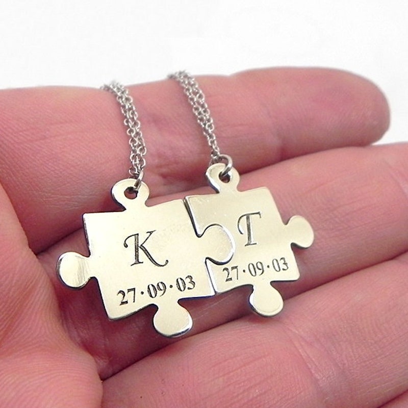 Couples Necklace Set - Etsy