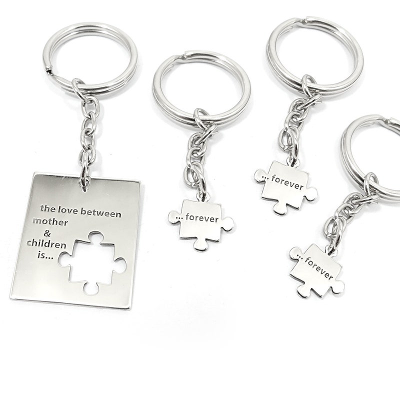 Puzzle Keychain - Etsy