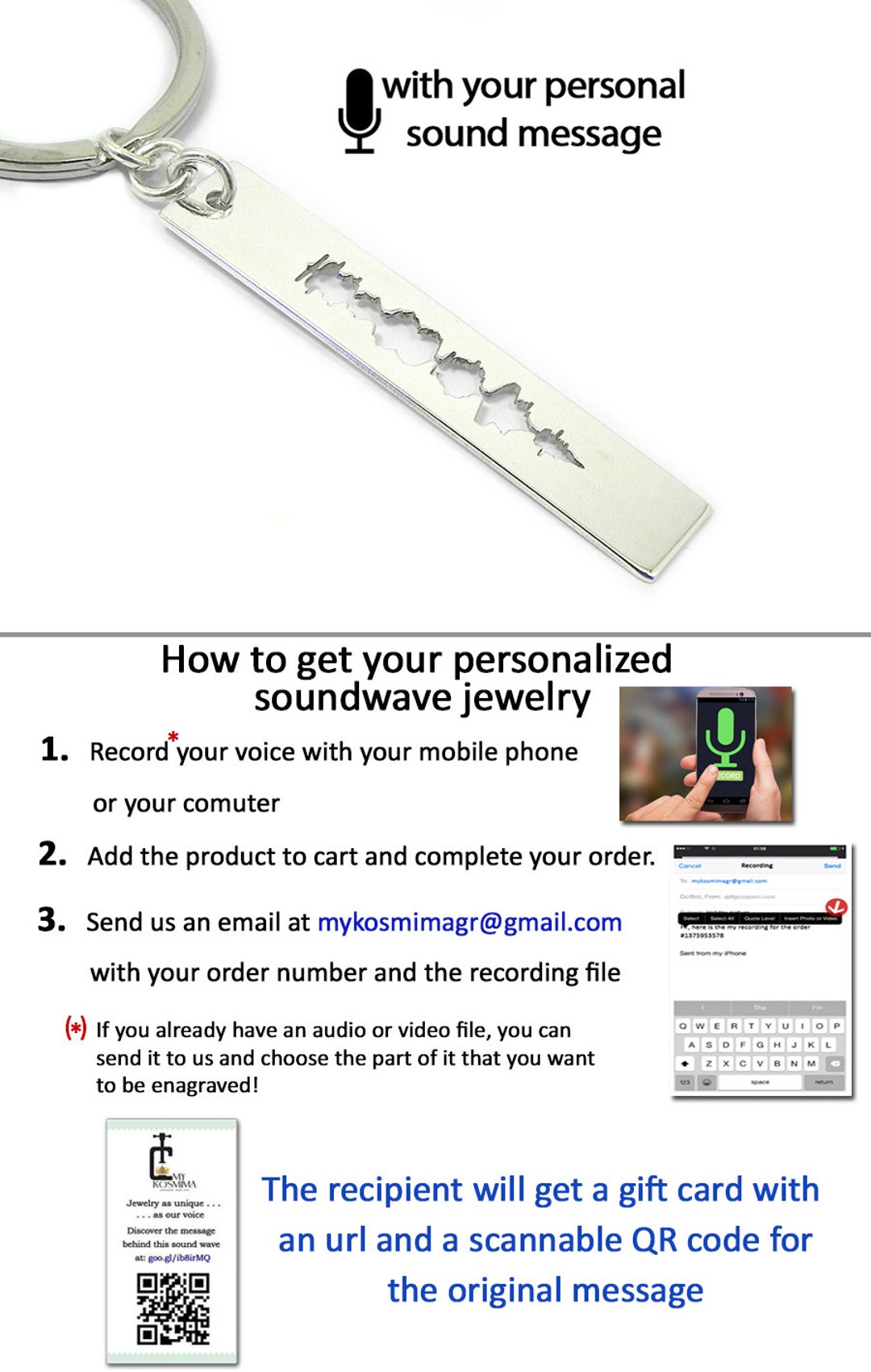 Personal Soundwave Cut Keychain Waveform Keychain Custom - Etsy