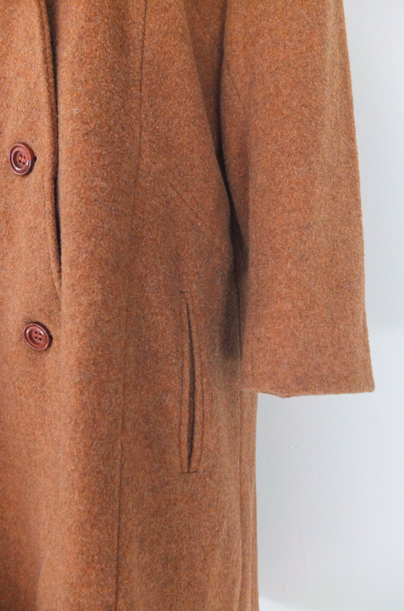 Vintage 80s Golden Woolmark Coat / Medium | Etsy India