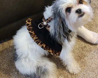 Custom Dog Harness Dog Dress Dog Outfit Dog Clothes | Etsy