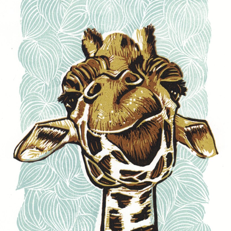 Reduction Woodcut - Etsy