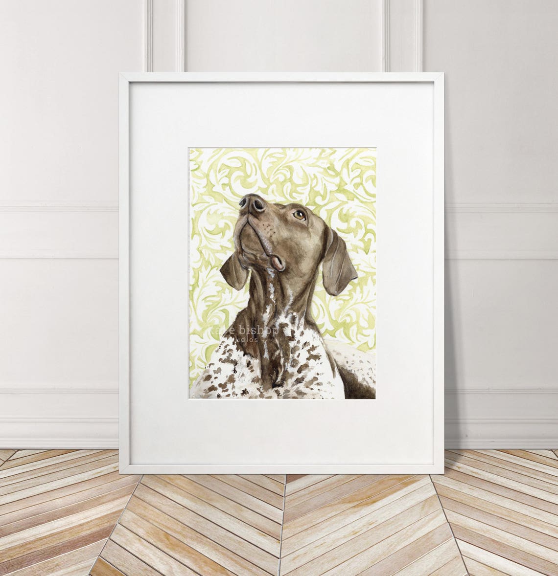 German Shorthaired Pointer Painting Pointer Painting Pointer | Etsy