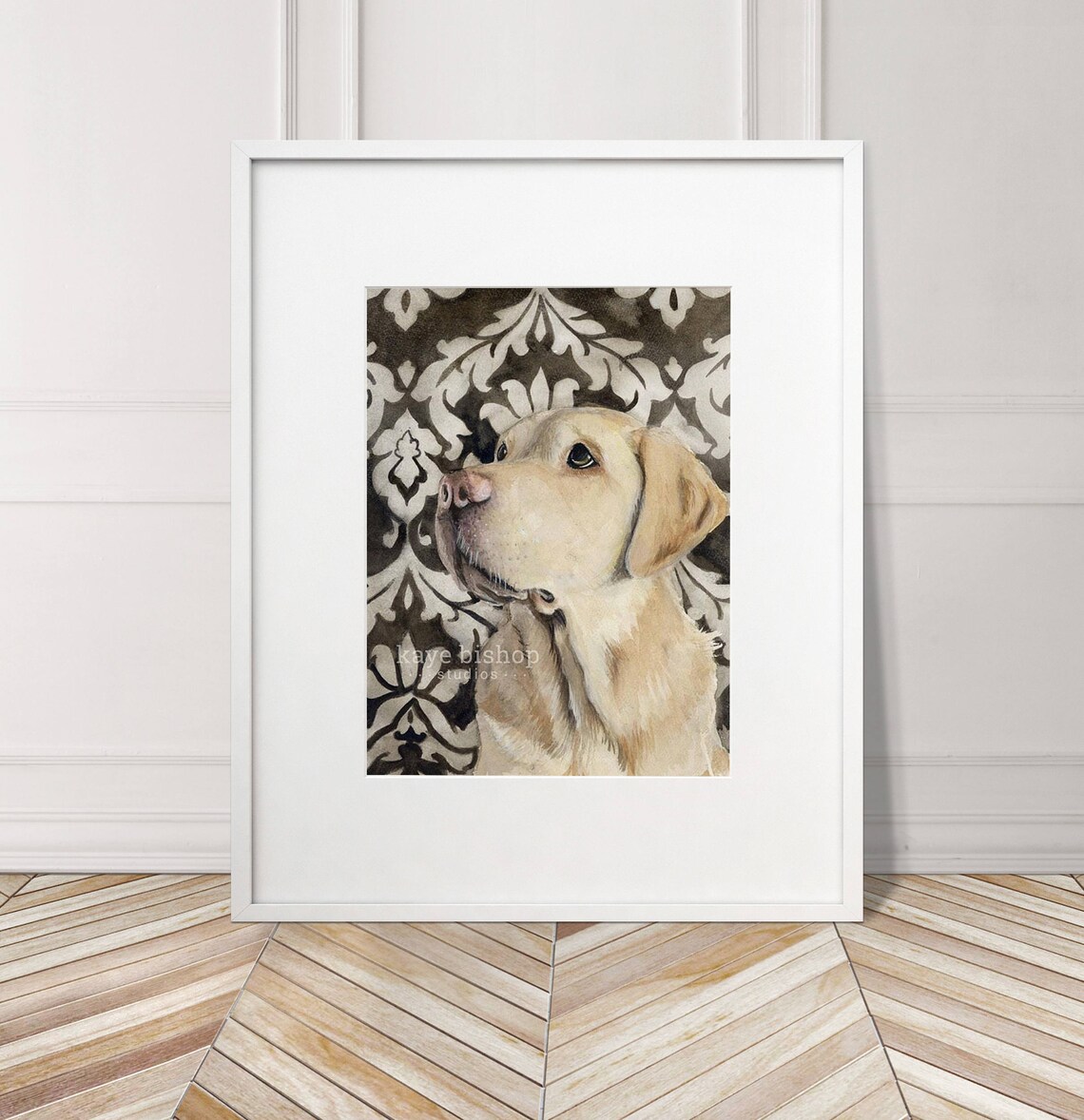 Yellow Lab Painting Yellow Lab Painting Yellow Lab | Etsy