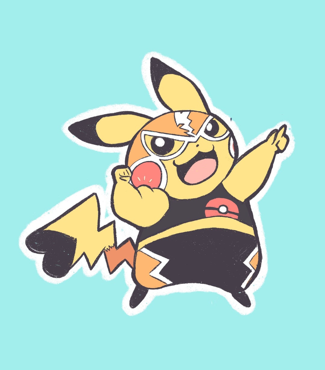 Pika Libre Vinyl Sticker - Etsy