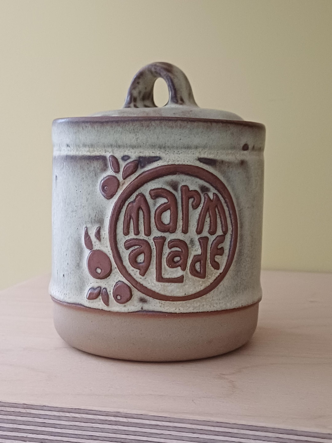 Tremar Pottery Marmalade Jar With Lid. 70s Vintage Kitchen Decor. Mid ...