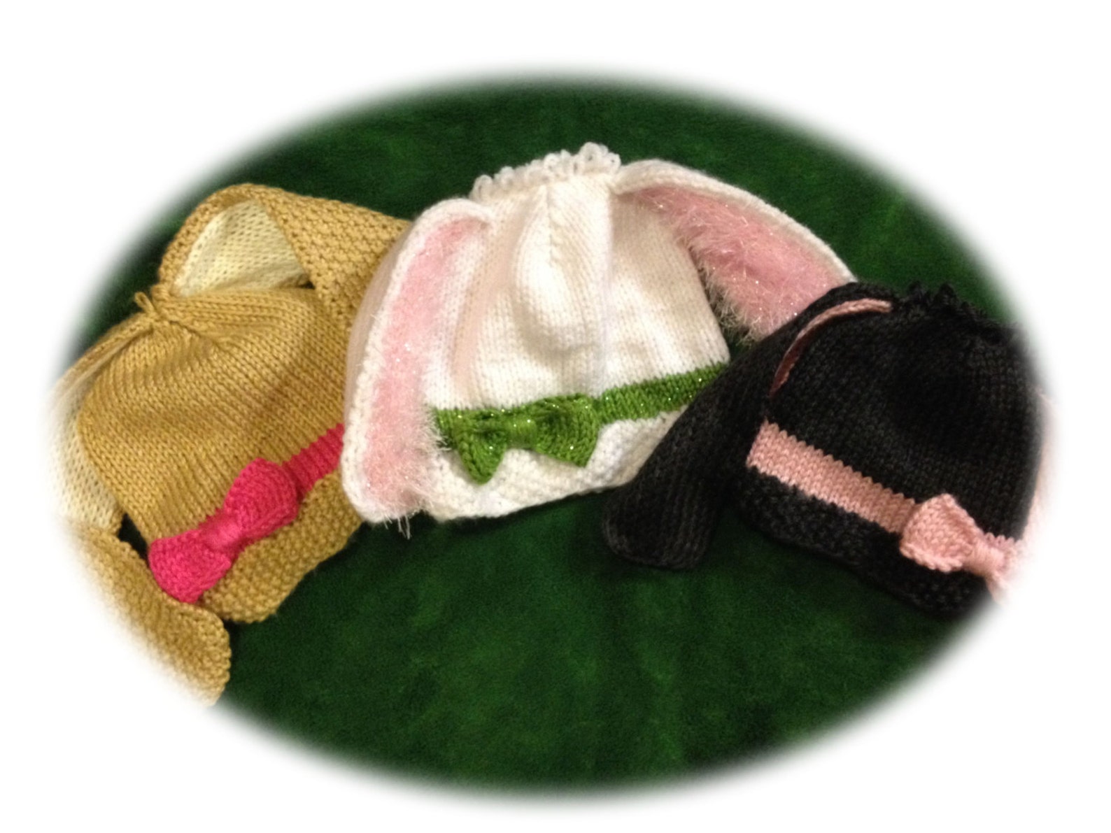 Knit Bunny Hat Pattern - Whimsical Animal Beanie - Infant, Toddler ...