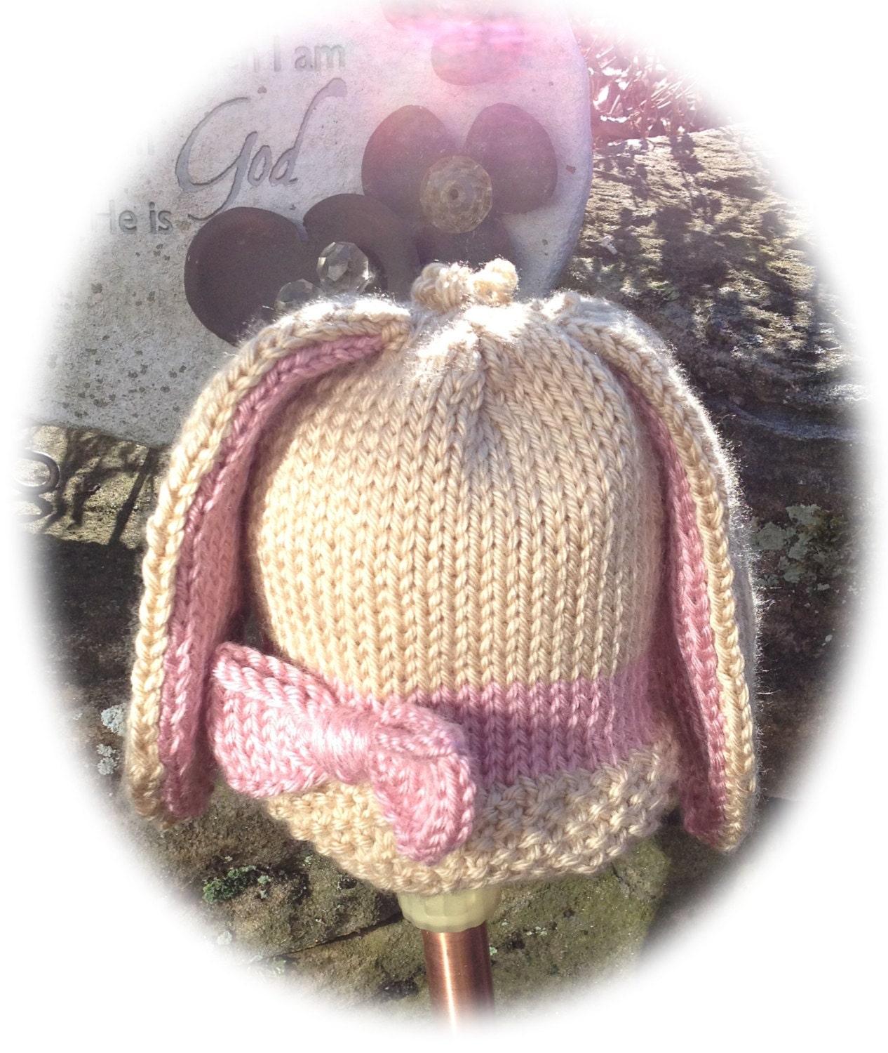 Knit Bunny Hat Pattern - Whimsical Animal Beanie - Infant, Toddler ...