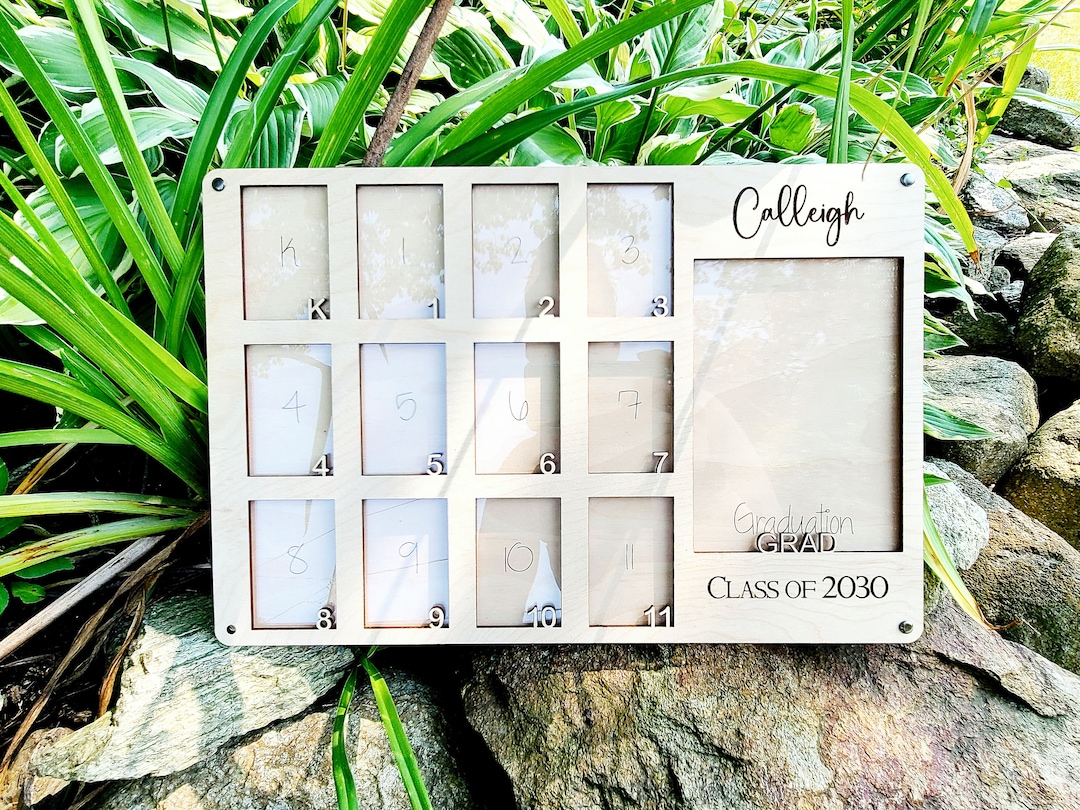 Childrens School Photo Frame. Class Picture Frame. Frame for Every Year ...