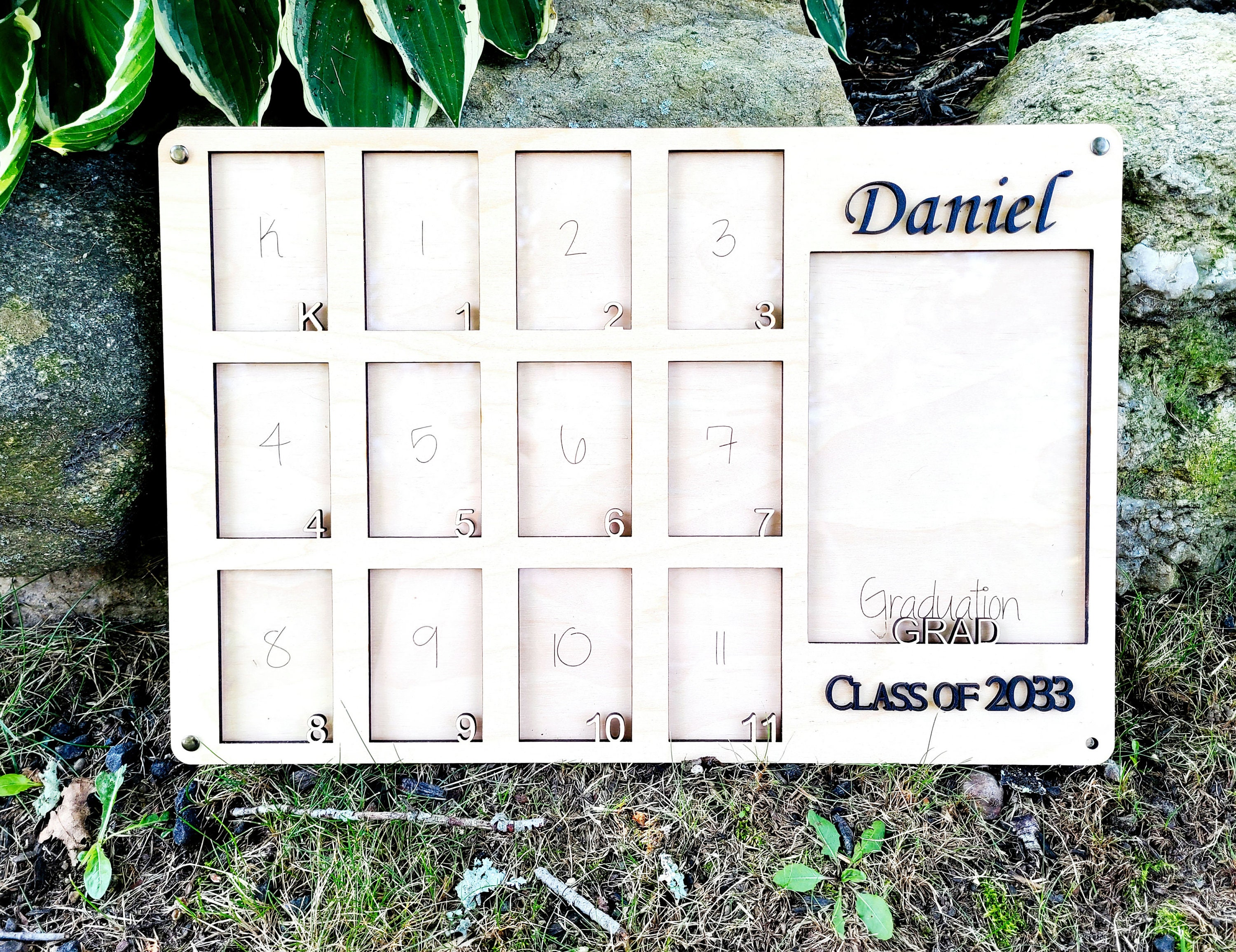 Childrens School Photo Frame. Class Picture Frame. Frame for Every Year ...