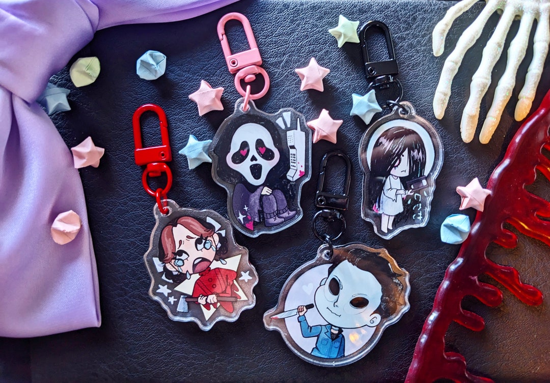 Lil' Slasher Friends | Blind Bag Mini Horror Acrylic Charms - Etsy