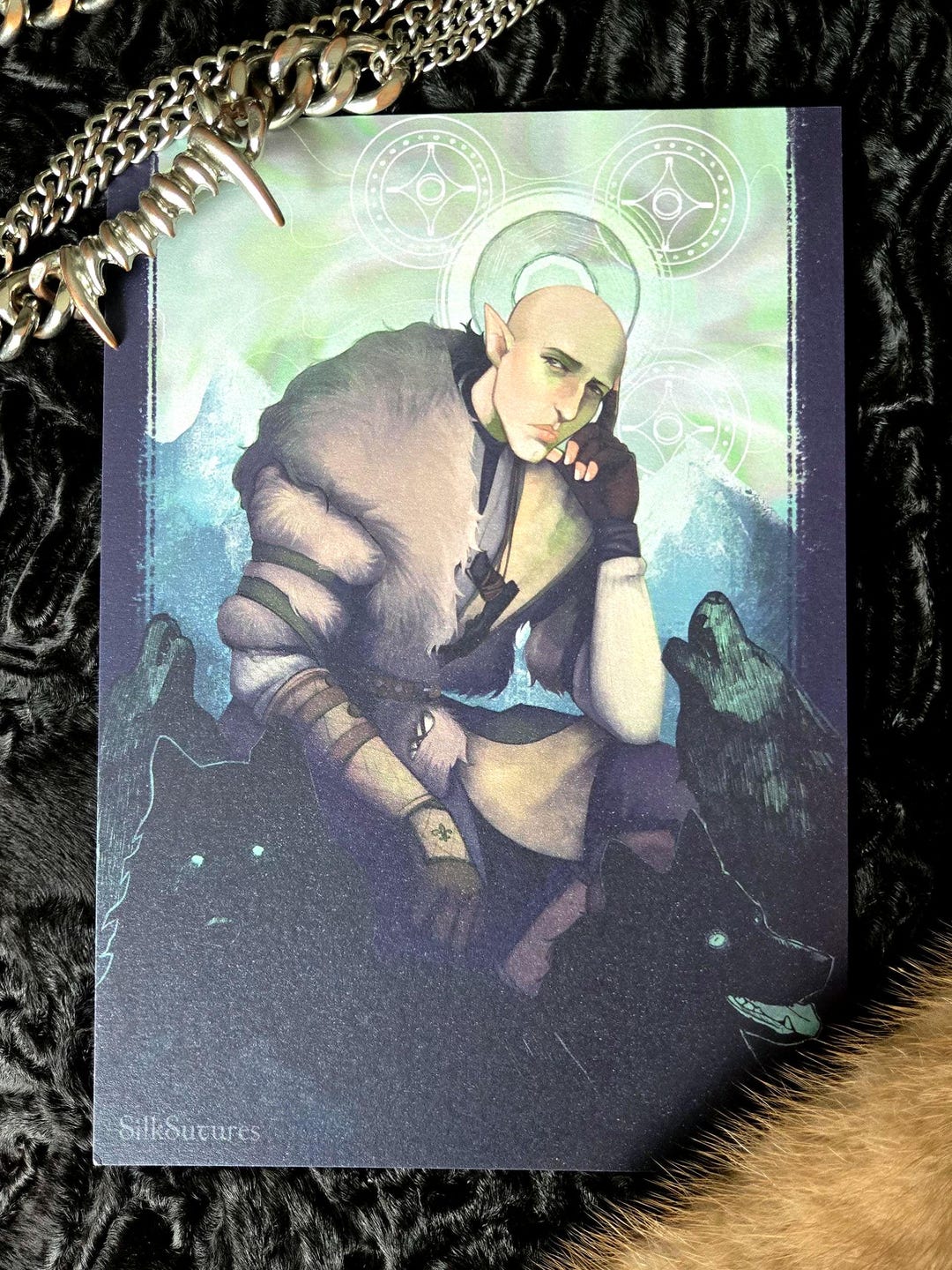 Solas Dreadwolf Dragon Age Metallic A5 Print - Etsy