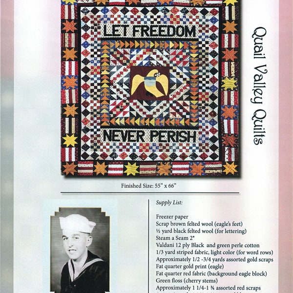 Quail Quilt Pattern - Etsy