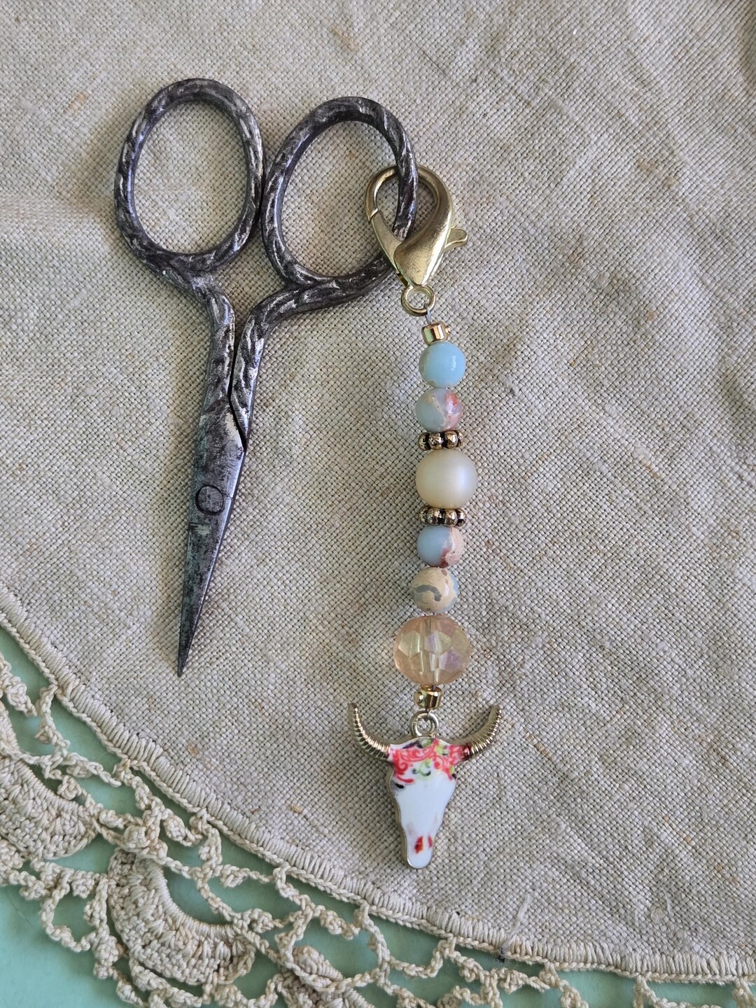 Cow Scissor Fob - Etsy