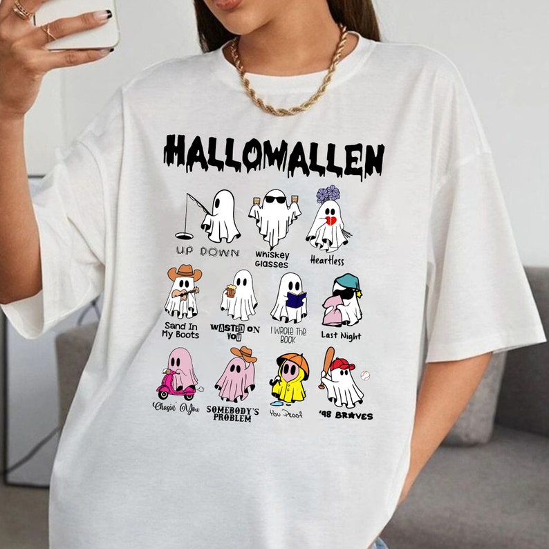 So Cute Ghost Halloween Morgan Wallen Ghost Shirt, Morgan Wallen Fan ...